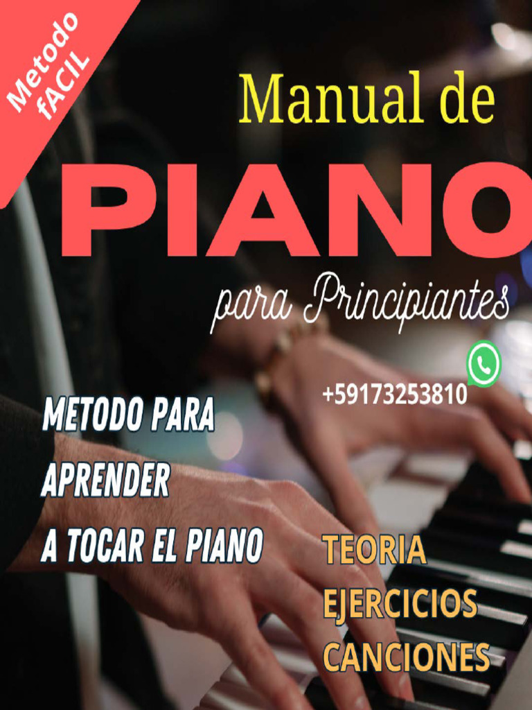 Metodo de Piano Principiantes | PDF