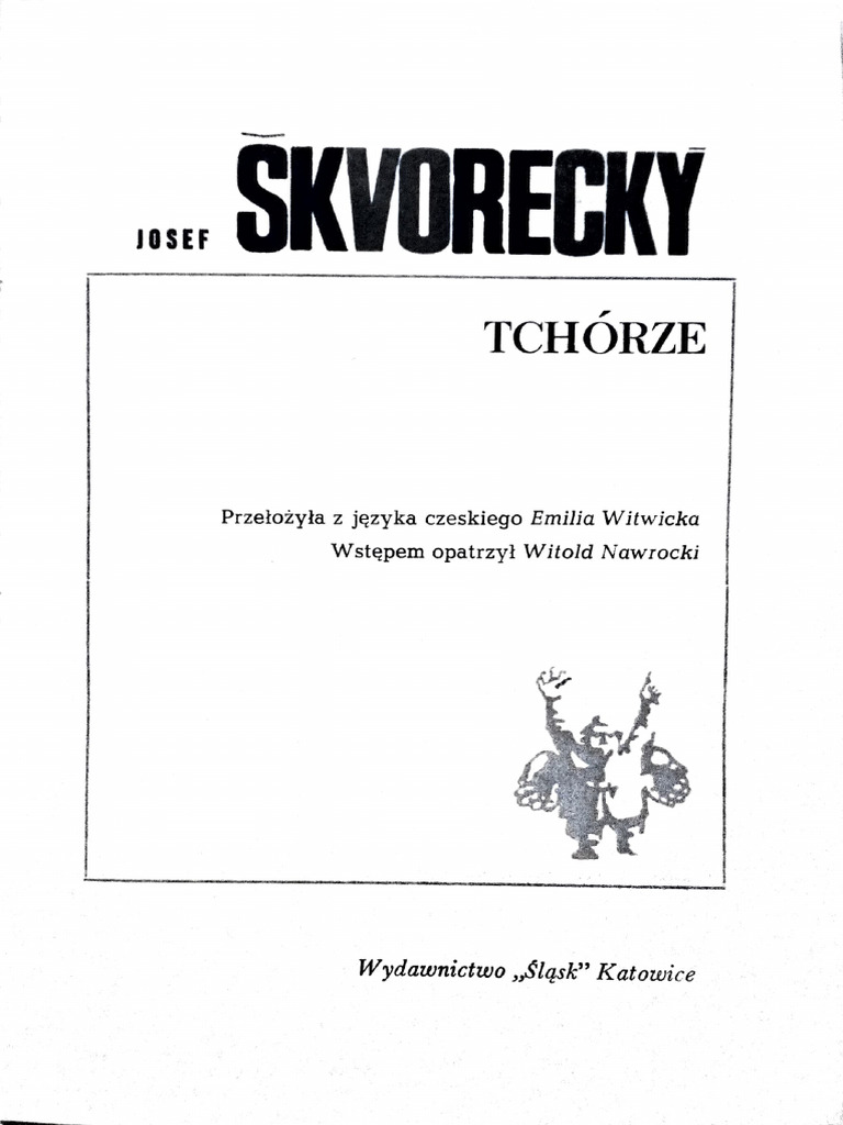 Skvorecky Tchórze - rozdział 1, s. 39-74 | PDF