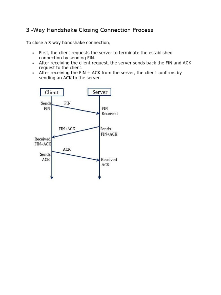 TCP Close Connection | PDF