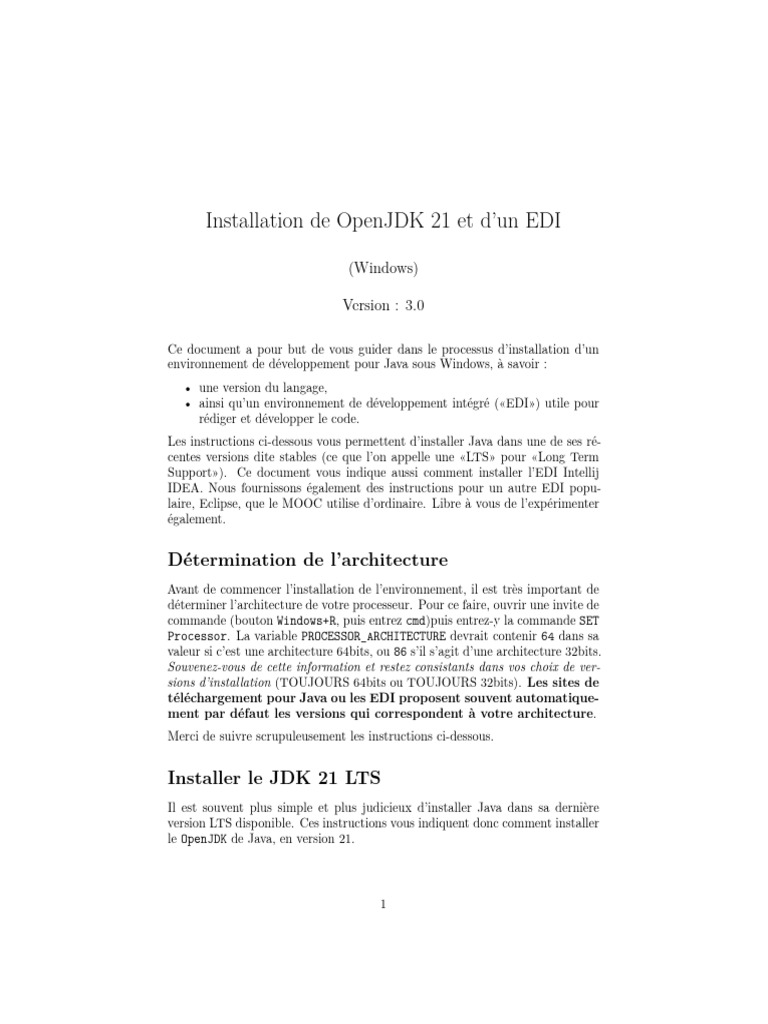 Install Java Windows | PDF
