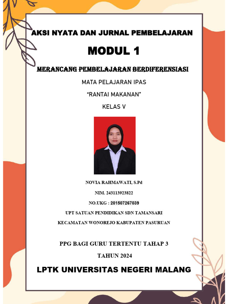 Jurnal PPG Modul 1 2024 | PDF