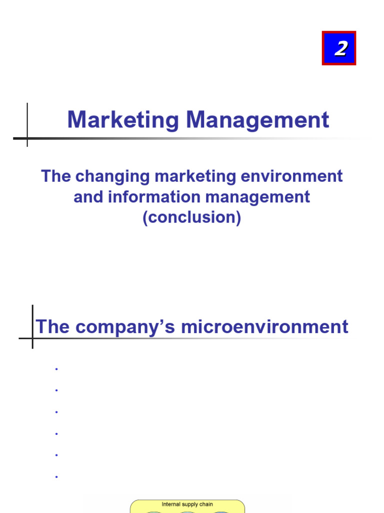 Conclusion on Marketing Management Trends | PDF | Marketing | Business