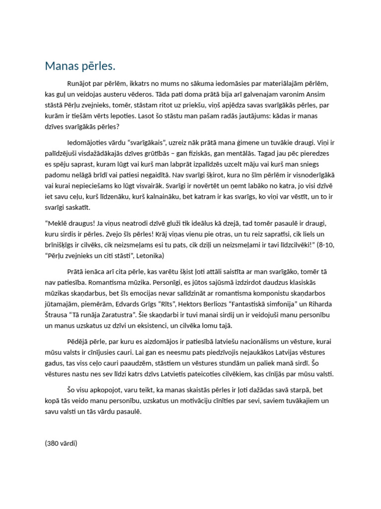 Manas Pērles | PDF