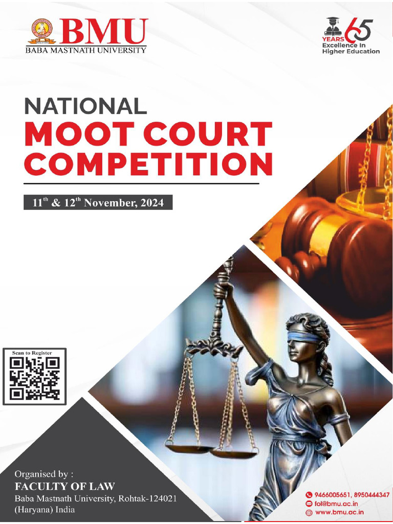 Moot Court Competition 2024 Bmu | PDF