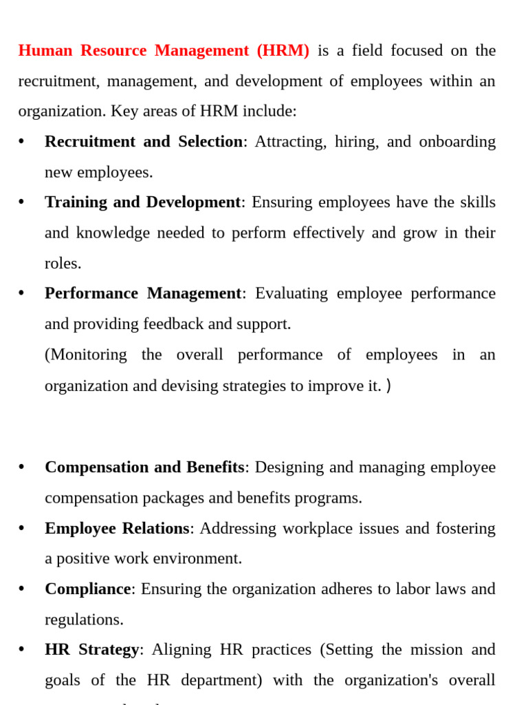 Hr Managemnet Pdf