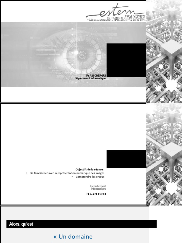 Computer Vision - Chapitre 1 - Introduction À La Vision Par Ordinateur ...