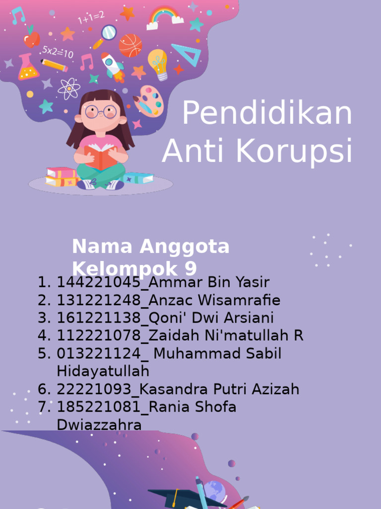 KWN Kel 9 Pendidikan Anti Korupsi | PDF