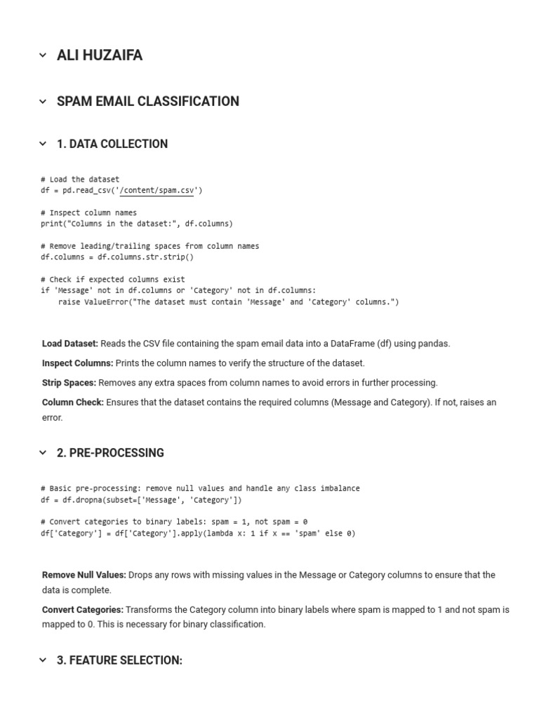 Project Ali Huzaifa | PDF | Accuracy And Precision | Machine Learning