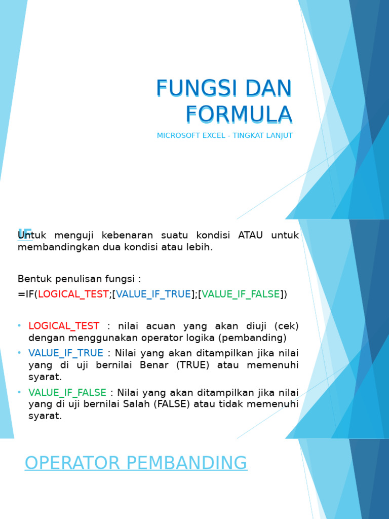 Fungsi Dan Formula | PDF