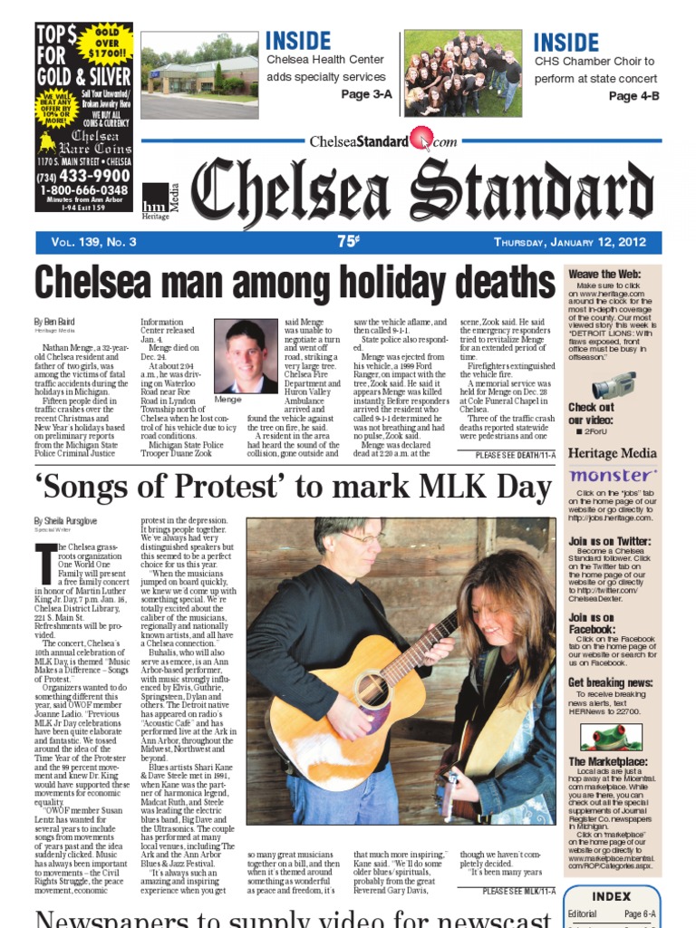 Chelsea Community News Highlights | PDF | News Broadcasting | Martin ...