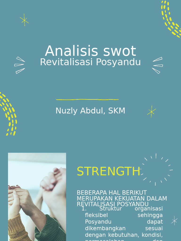 Analisis Swot Program Promosi Kesehatan - Nuzli Abdul, SKM | PDF