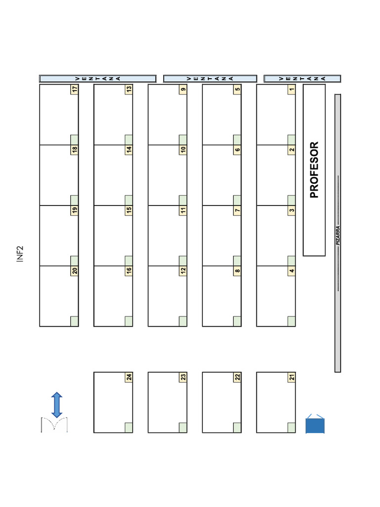 Planol AULA INF2 | PDF