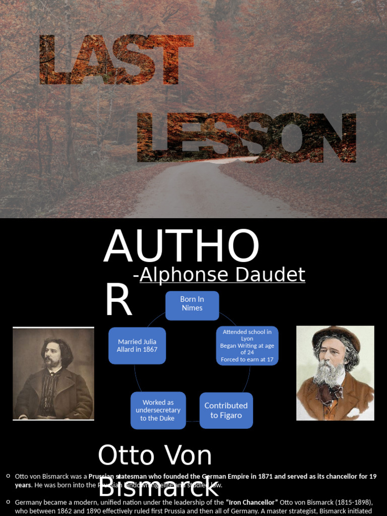 The Last Lesson | PDF