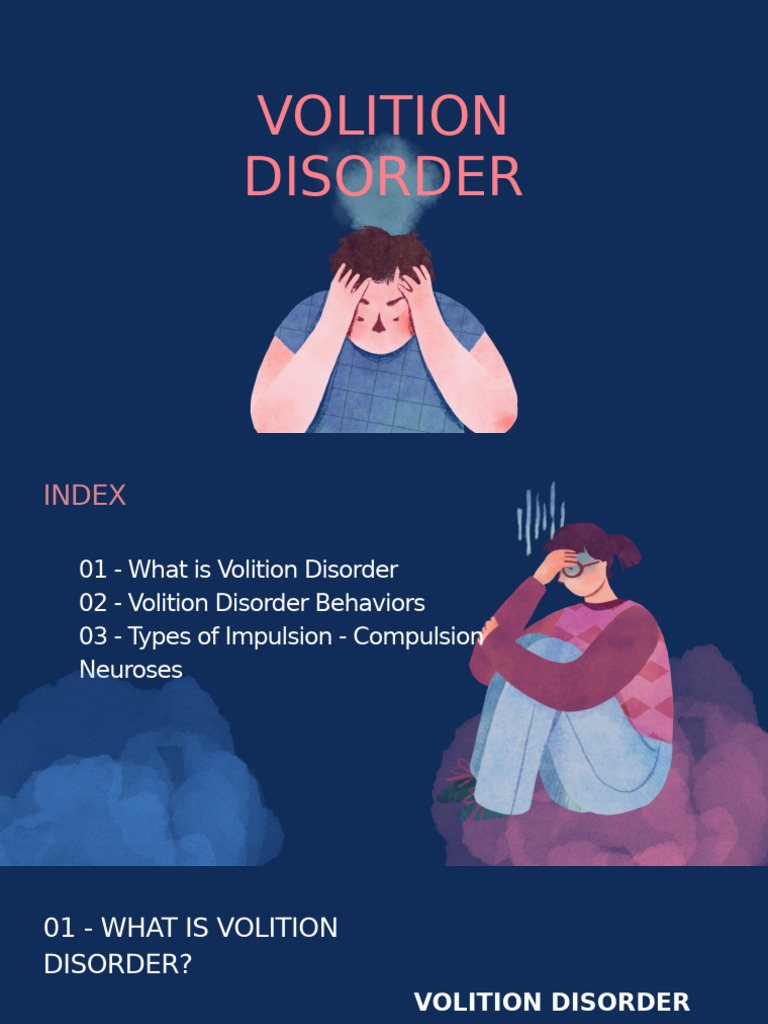 Volition Disorder | PDF