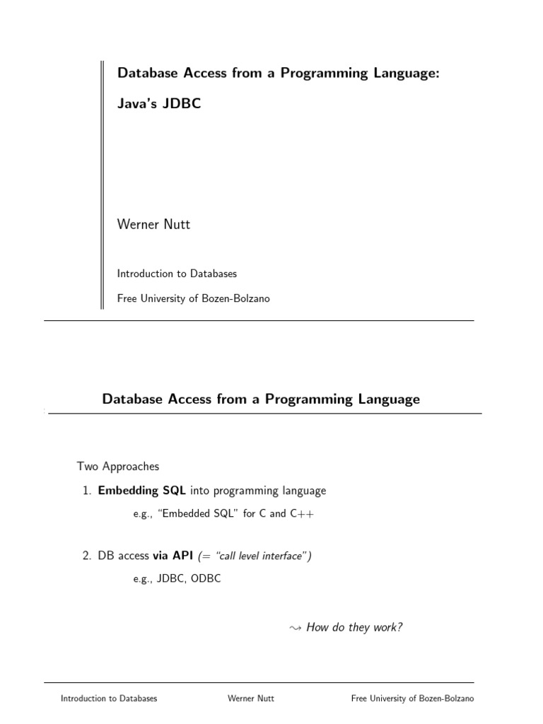 9 JDBC 2 | PDF