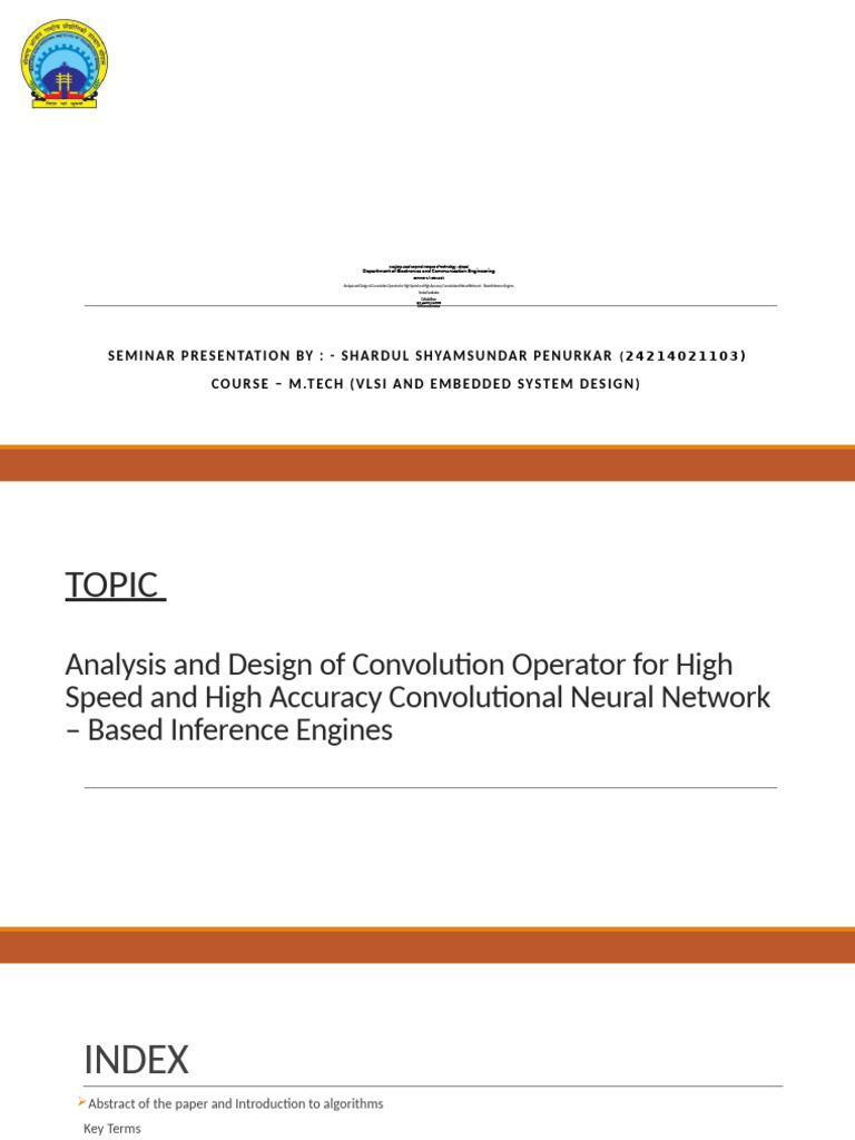 M Tech Seminar - 1 | PDF