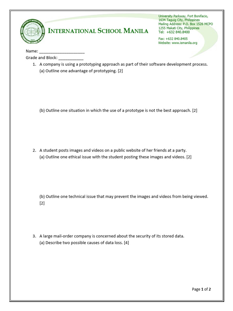 Topic 1 Reviewer 1 | PDF