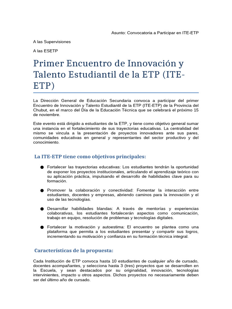 Ite Documento Ite | PDF