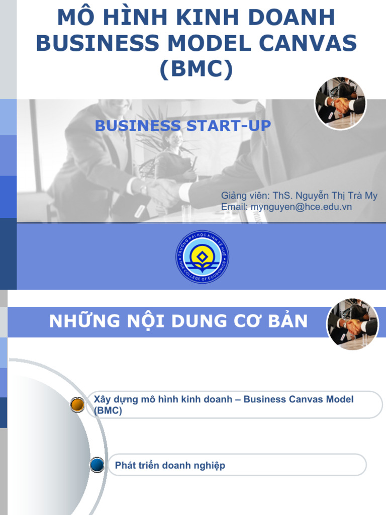 Chương 3 - Mô Hình KD Business Canvas Model | PDF