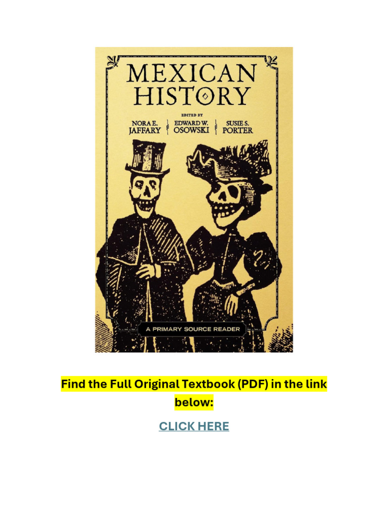 Mexican History: A Primary Source Reader | PDF | Mexico | New Spain