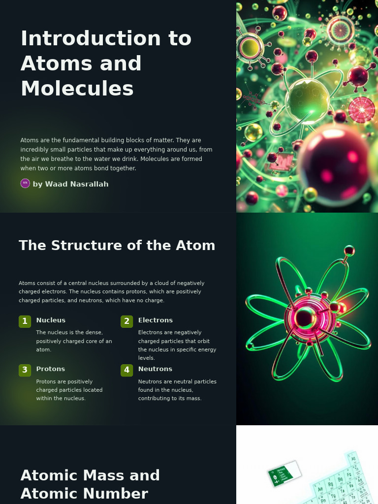 Introduction-to-Atoms-and-Molecules | PDF