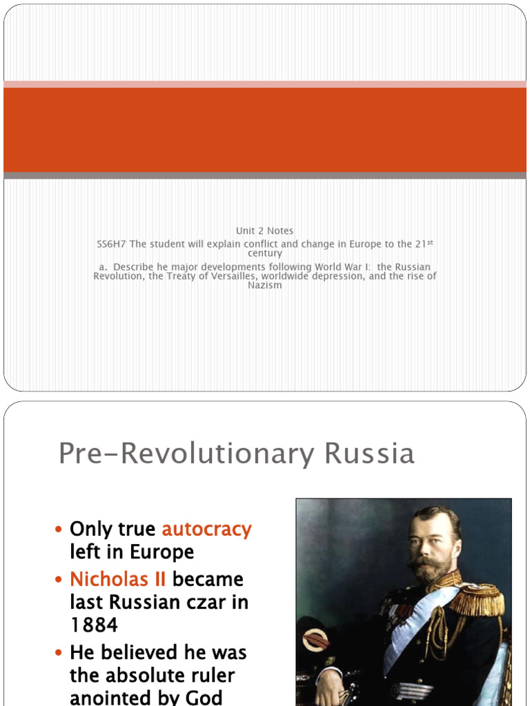 Russian Revolution and Communism in A Nutshell | PDF
