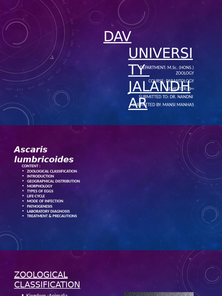 Mansi Parasitology | PDF