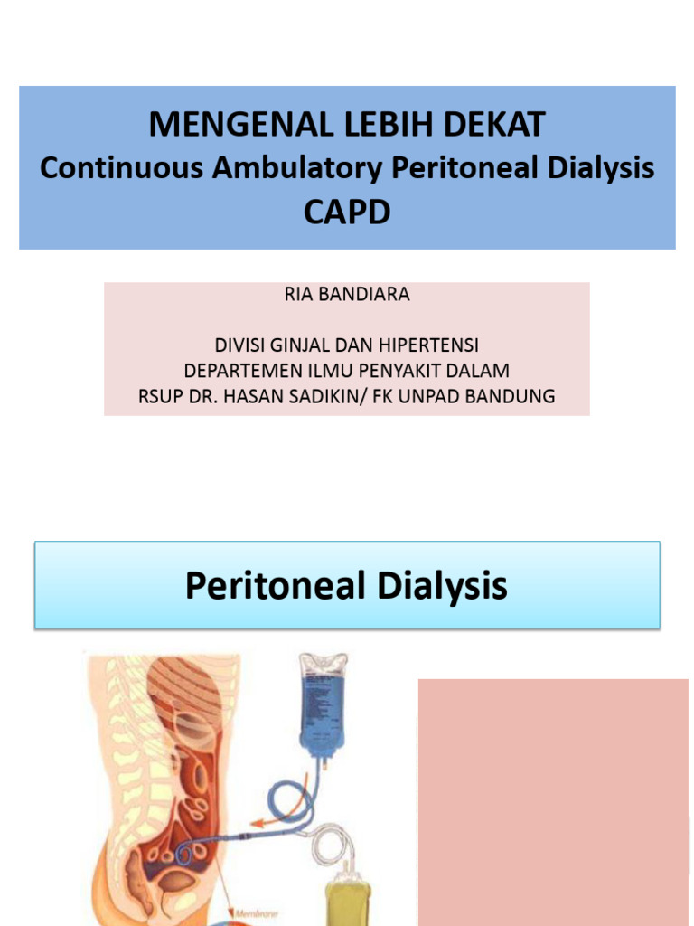 30 Konsep Capd DR Ria | PDF