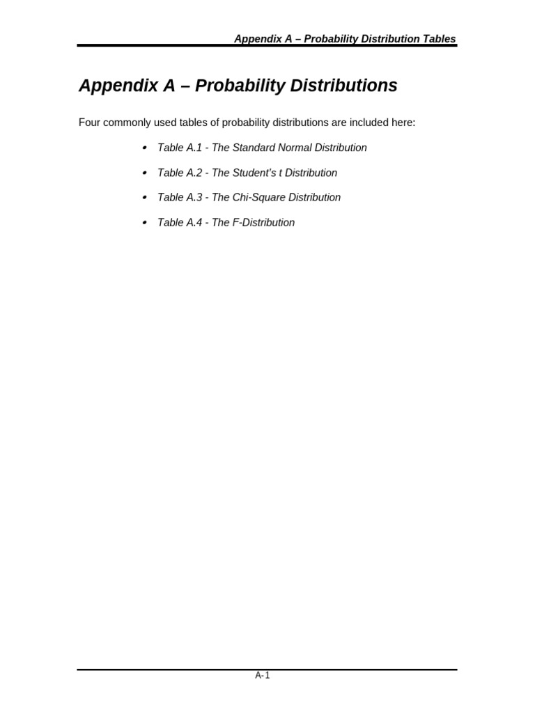 Probability Distribution Tables | PDF