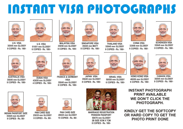 Visa Photographs | PDF