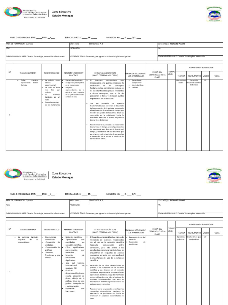 Planificacion 1er Lapso 2024-2025 (1) (1) | PDF