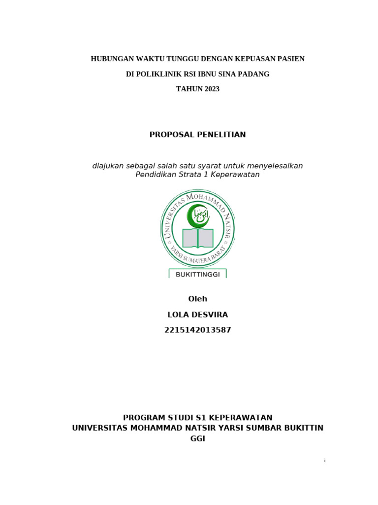 Proposal Lengkap | PDF