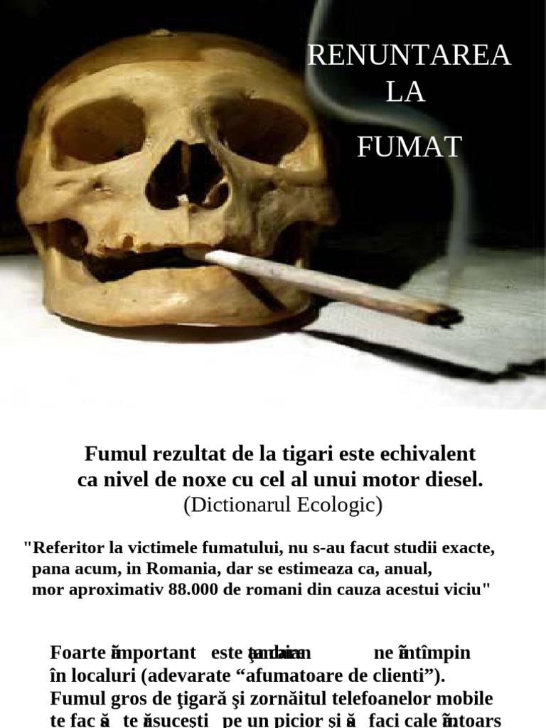 Andrei Tania Renuntarea La Fumat | PDF