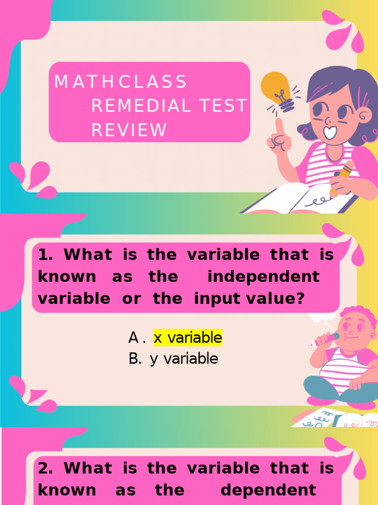 For Remedial Test Reviewer Genmath q1 | PDF