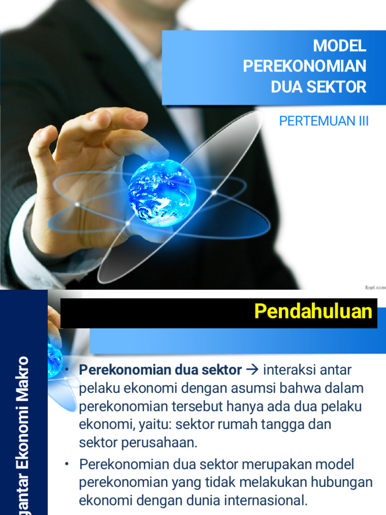 Model Perekonomian Dua Sektor: Pertemuan Iii | PDF