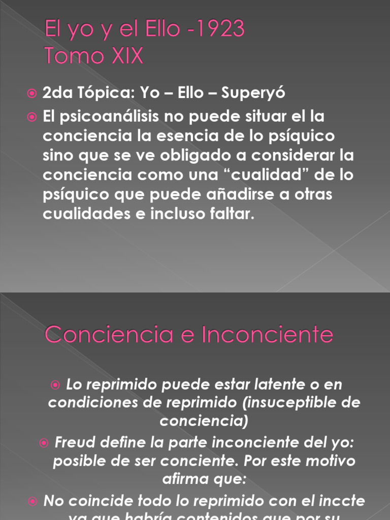 El Yo y El Ello - Teoria1.20 | PDF