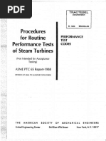 ASME PTC 6 - Steam Turbine | PDF