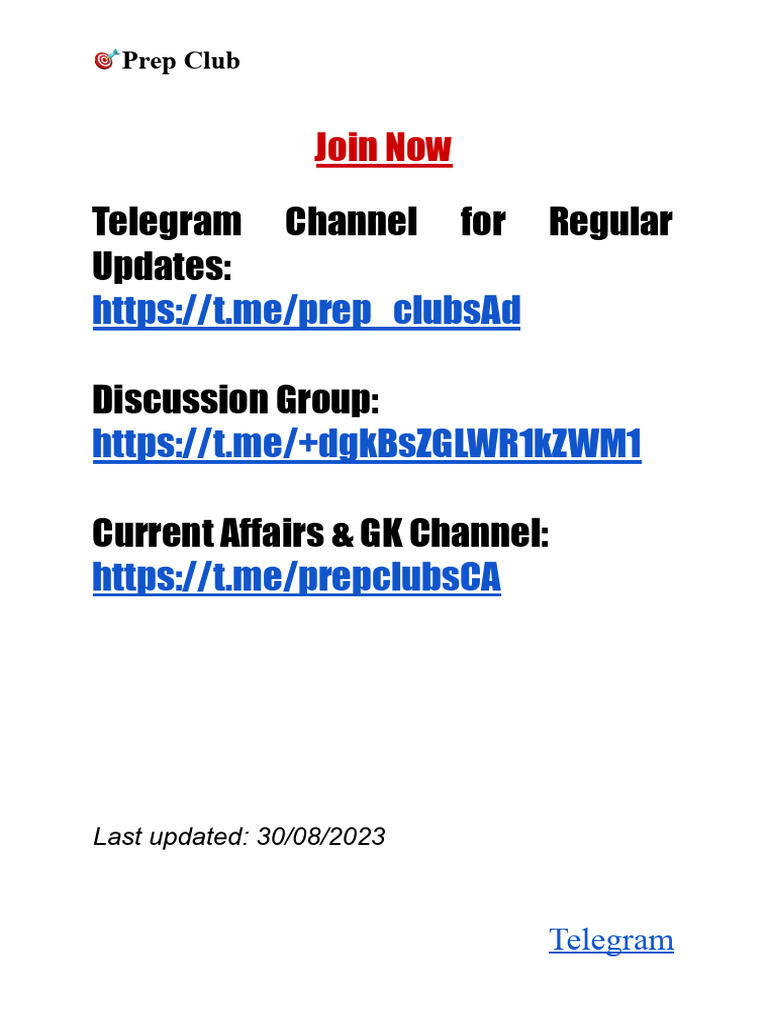 Important Links | PDF