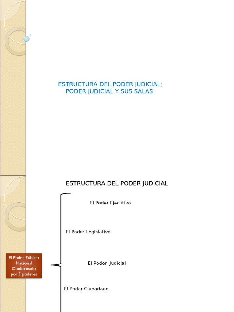 Organigrama del Poder Judicial | PDF