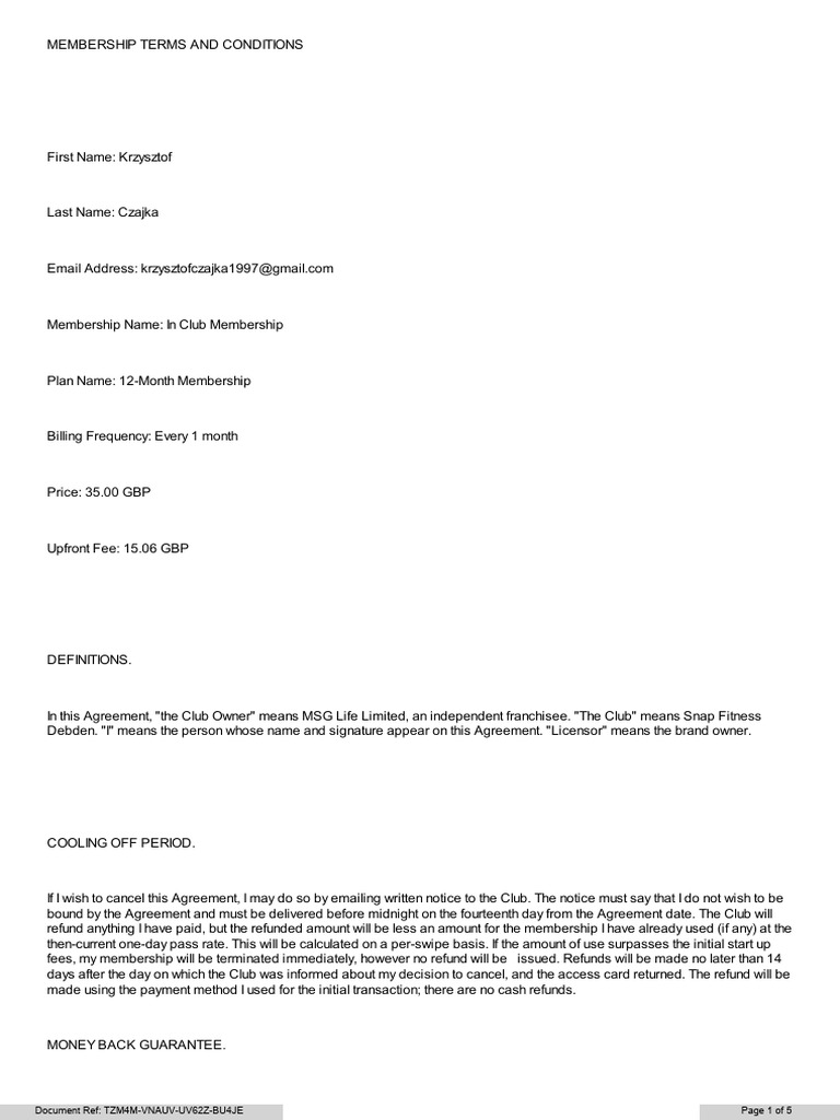 Electronic Agreement Id | PDF | Fee | Finance & Money Management