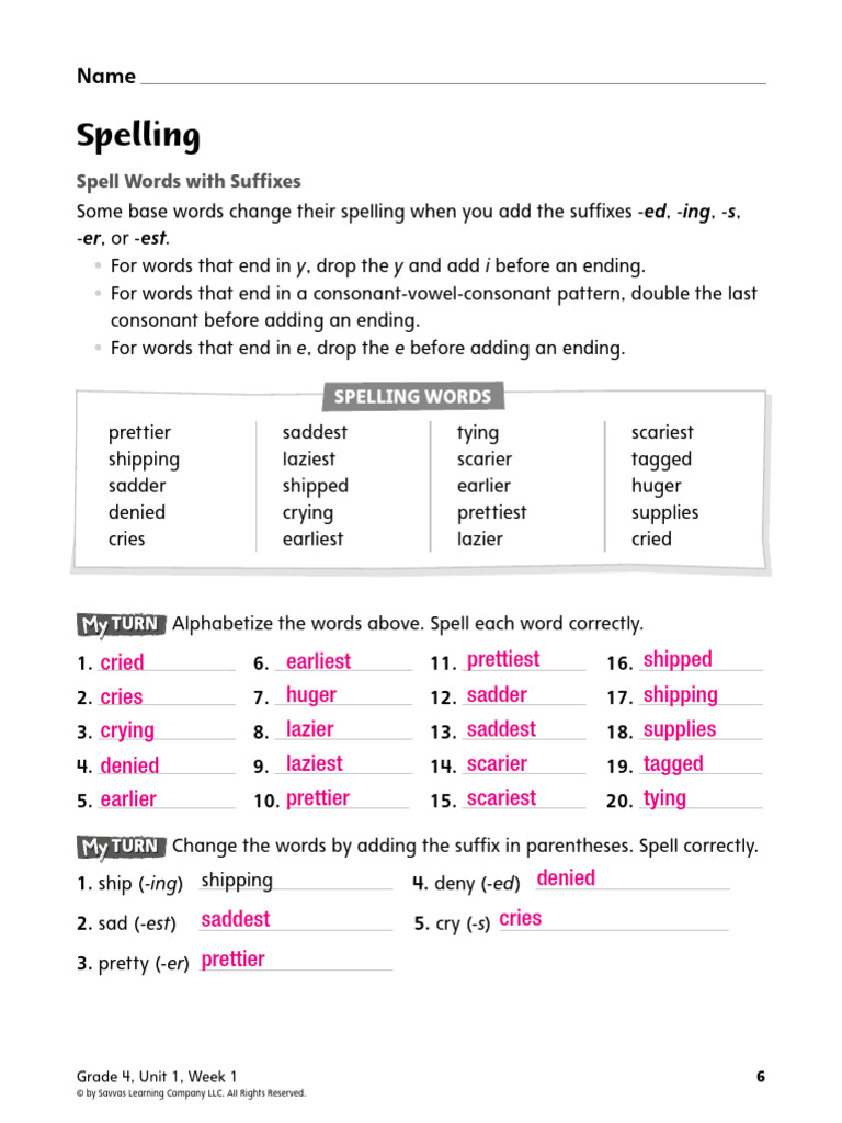 Spelling | PDF
