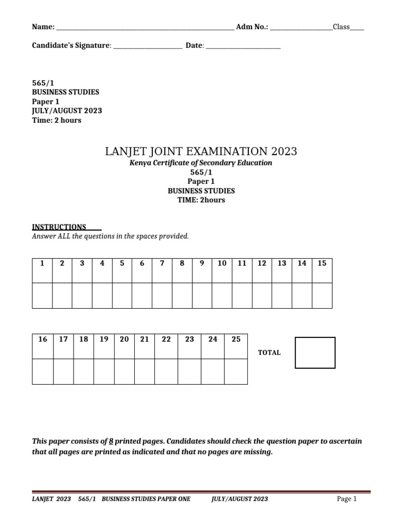 Lanjet BST PP1 QSN | PDF