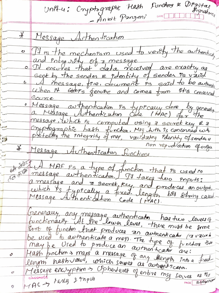 Crypto - Unit 4 | PDF