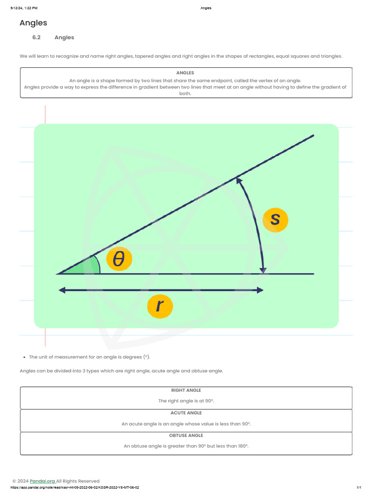 Angles | PDF
