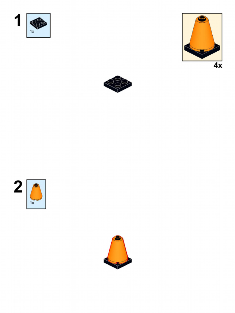 Lego construction cones | PDF