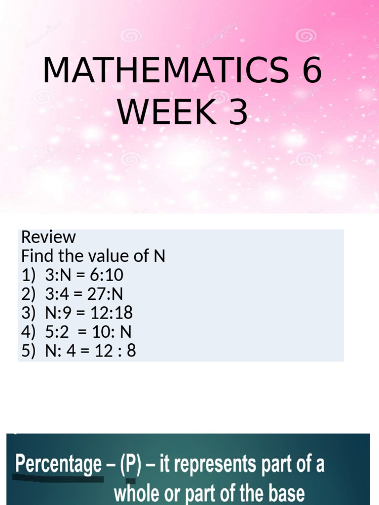 MATH WEEK 3 Day 1 3 | PDF | Games & Activities