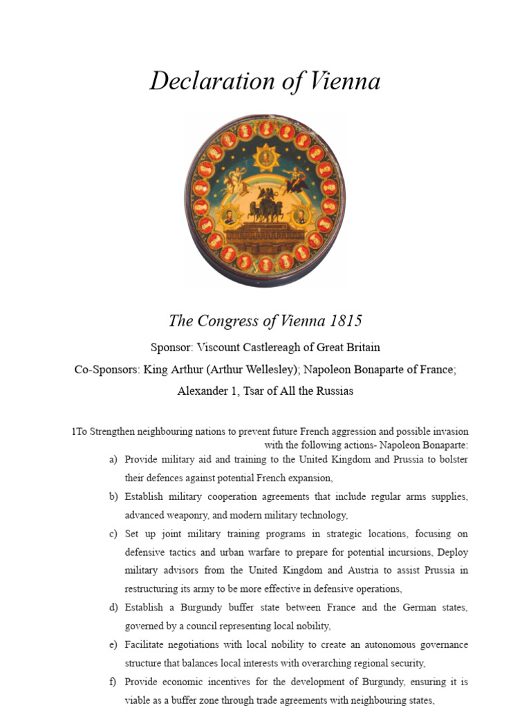 Declaration of Vienna | PDF