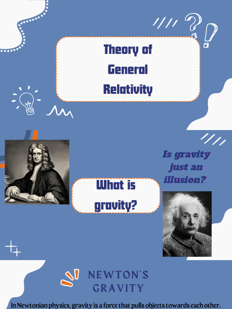 Einstein General Theory of Relativity Presentation | PDF | General ...