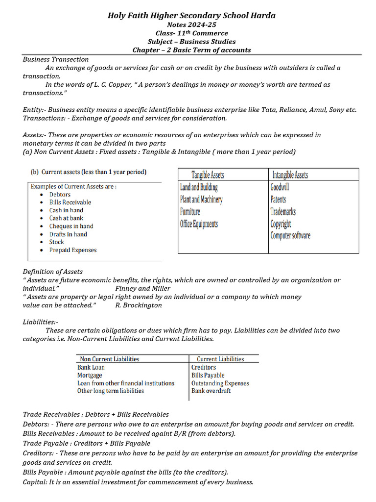 11th Accounts Chep 2 | PDF