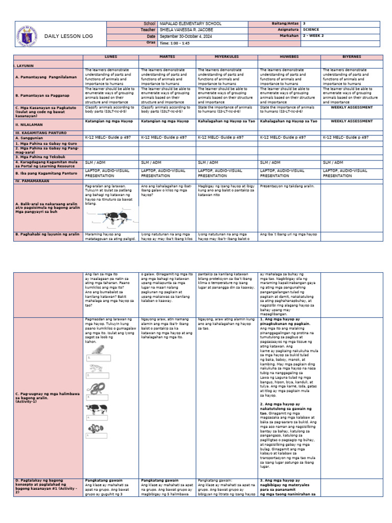 Science 3 Q2-W2 | PDF